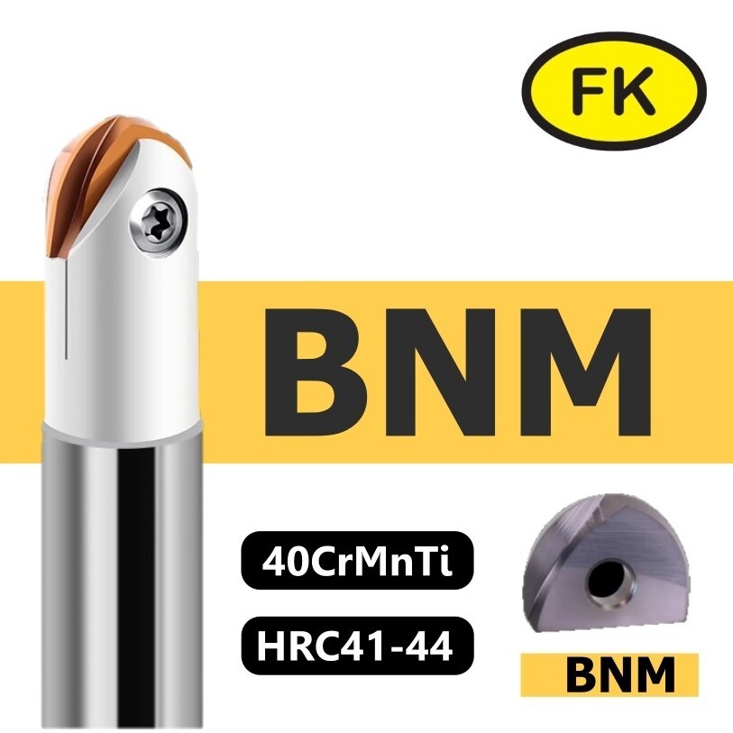 ด้ามมีดกลึง BNM ใส่เม็ดแบบหัวบอล Indexable Ball Type End mills Cutter ...