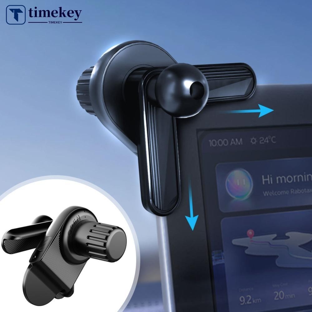 Timekey รถ Central Control นําทางคงที่วงเล็บโทรศัพท์หน้าจอผู้ถือ Mount ...