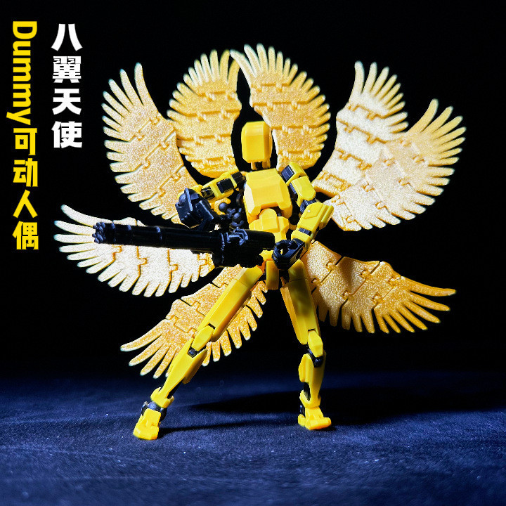 Dummy 13 Multi-Joint Action Figure แปดปีก Angel สามารถใส ่ ปีกประกอบชุด ...