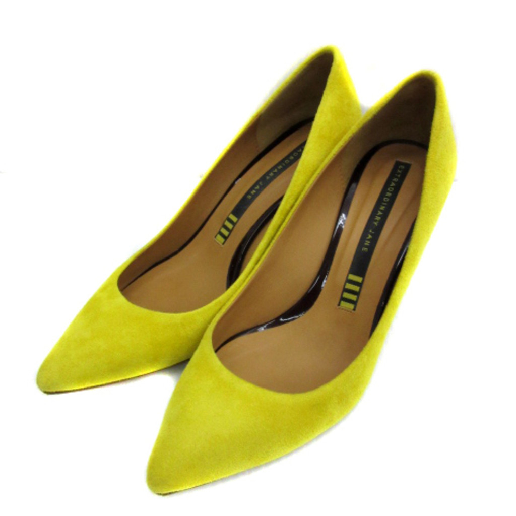 Extraordinary Jane Pumps Pointed Toe High Heels Yellow Direct from ...