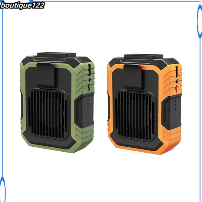 Bou 4000mAh พัดลมส่วนตัวแบบสวมใส่, พัดลมคลิปเอวแบบพกพา, ชาร์จ USB, 3 ...