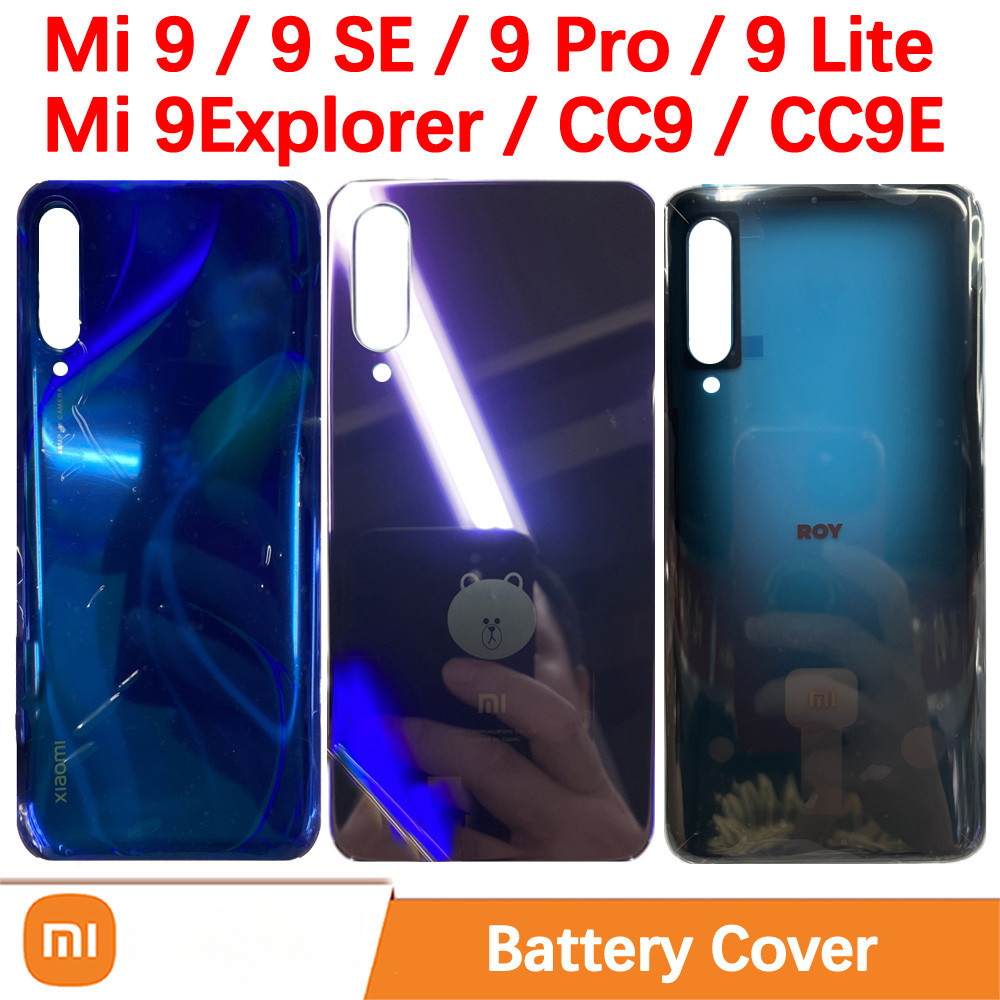 สําหรับ Xiaomi Mi 9 Mi9 SE Pro Explorer Lite CC9 CC9E ด้านหลังแบตเตอรี่ ...