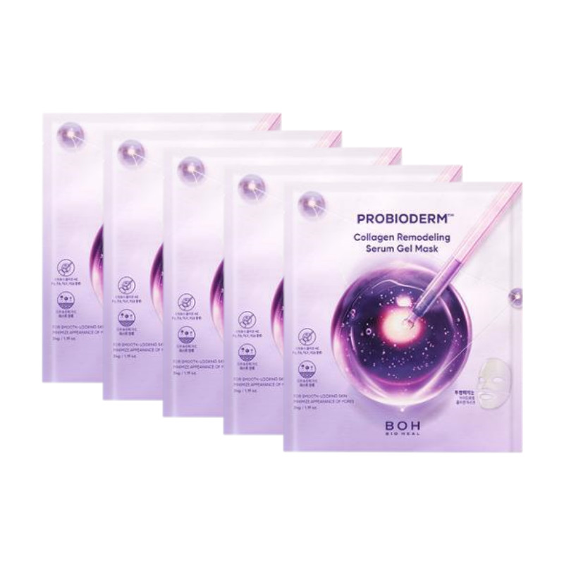 BIOHEAL BOH Probioderm Collagen Remodeling Serum Gel Mask x 5 Sheet ...