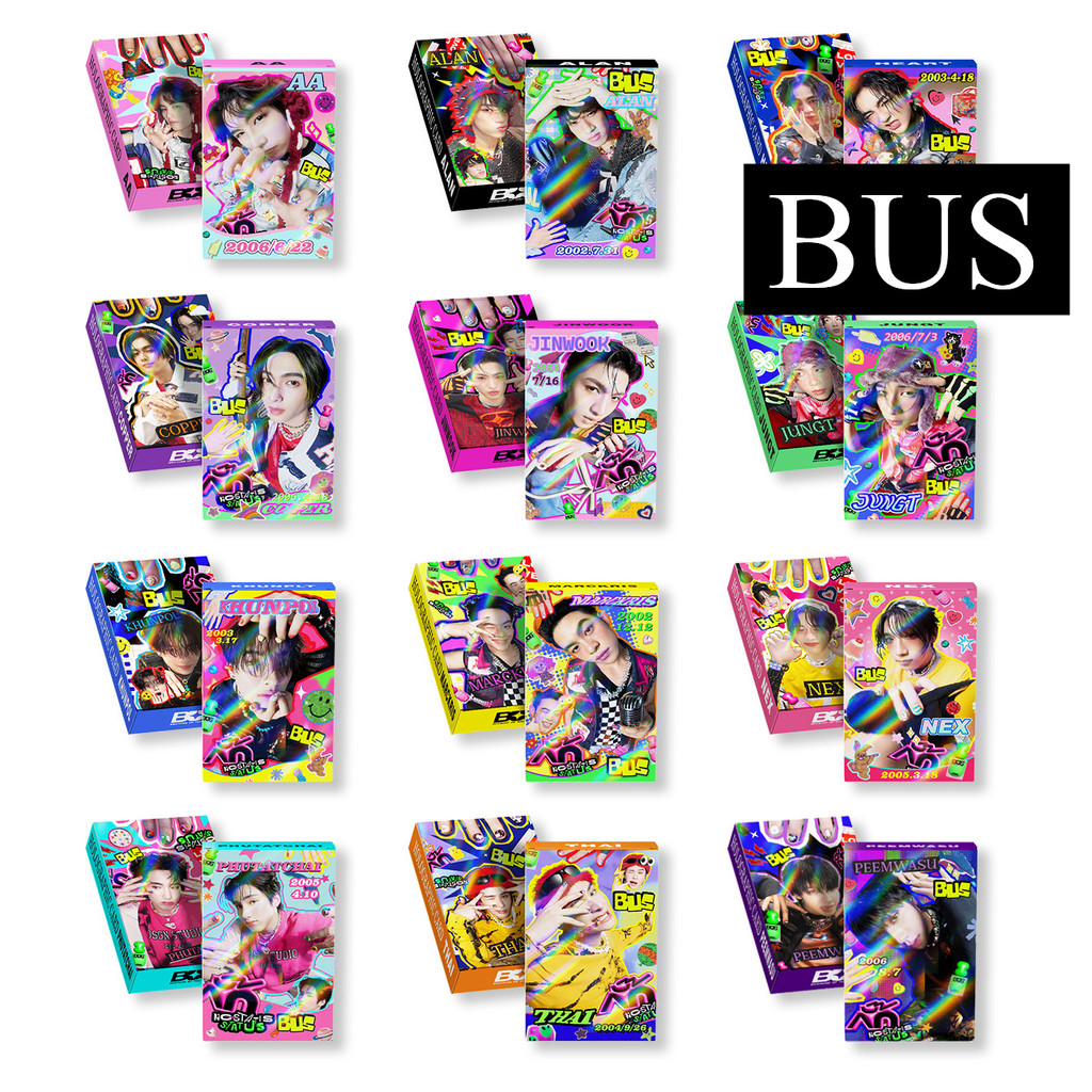 30 ชิ้นการ์ด BUS Photocard AA PEEMWASU THAI NEX No-Status Status Lomo ...