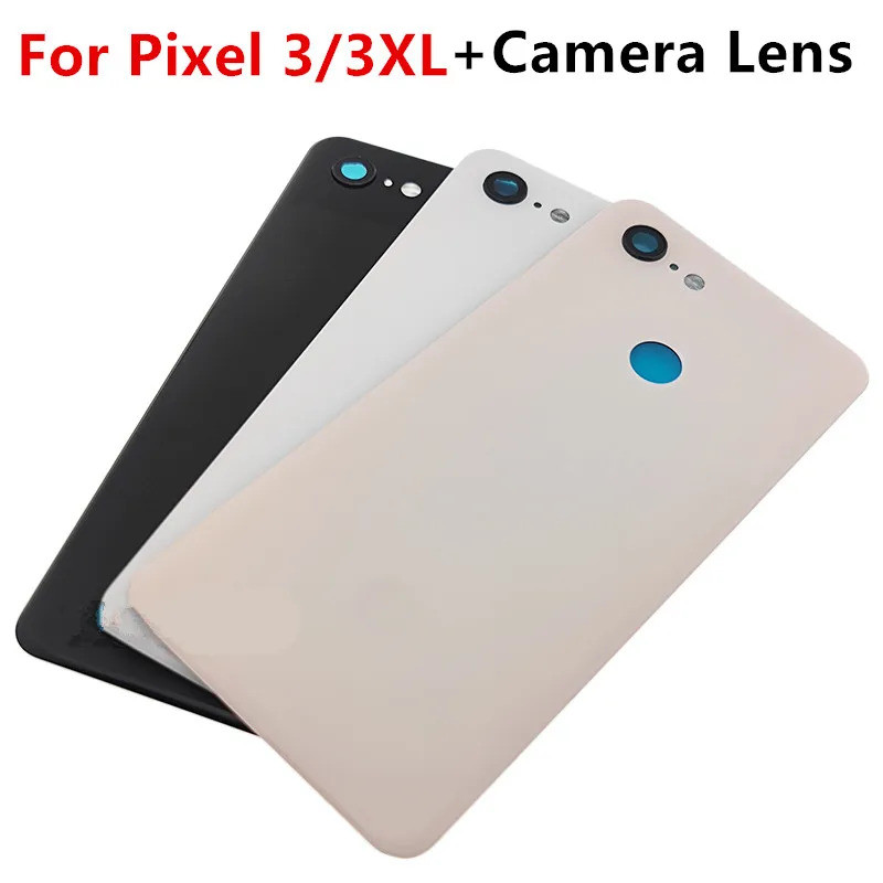 เคส Pixel3 3XL สำหรับ Google Pixel 3 / 3 XL ฝาหลังแบตเตอรี่ กระจก ซ่อมแซมประตูหลัง เปลี่ยนเคส ...