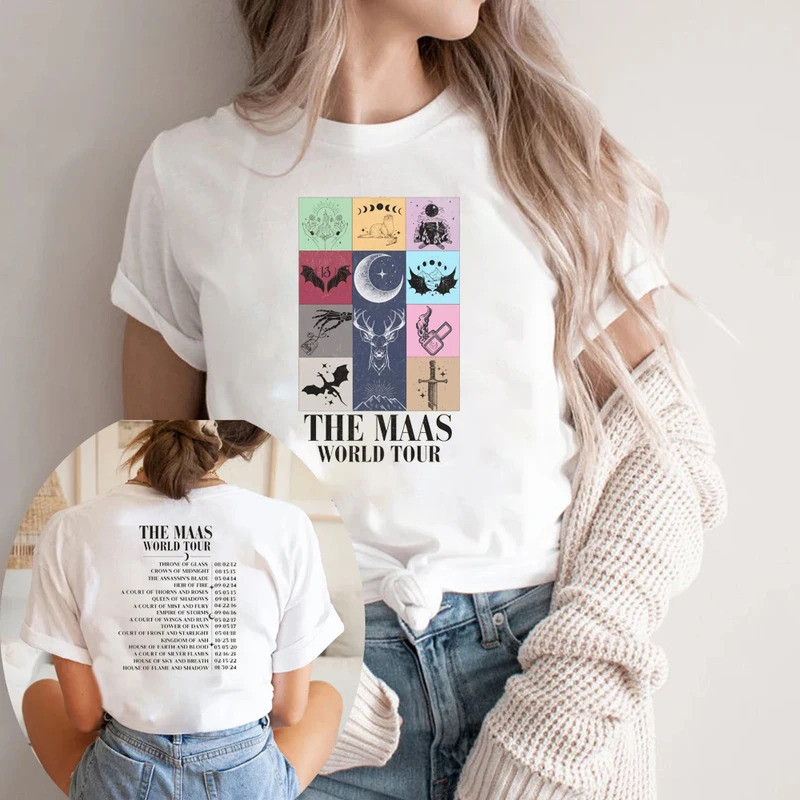 เสื้อยืดทัวร์ Sarah J. Maas Eras เสื้อ ACOTAR ลิขสิทธิ์ TOG SJM สินค้า ...