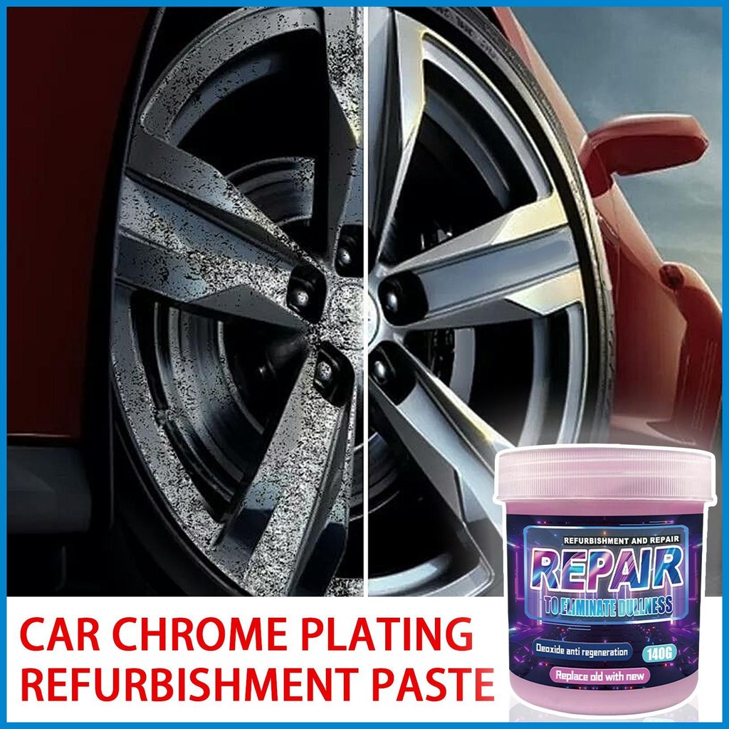 Chrome Cleaner และ Polish Chrome Restorer Polisher 140g เพิ่มและคืน ...