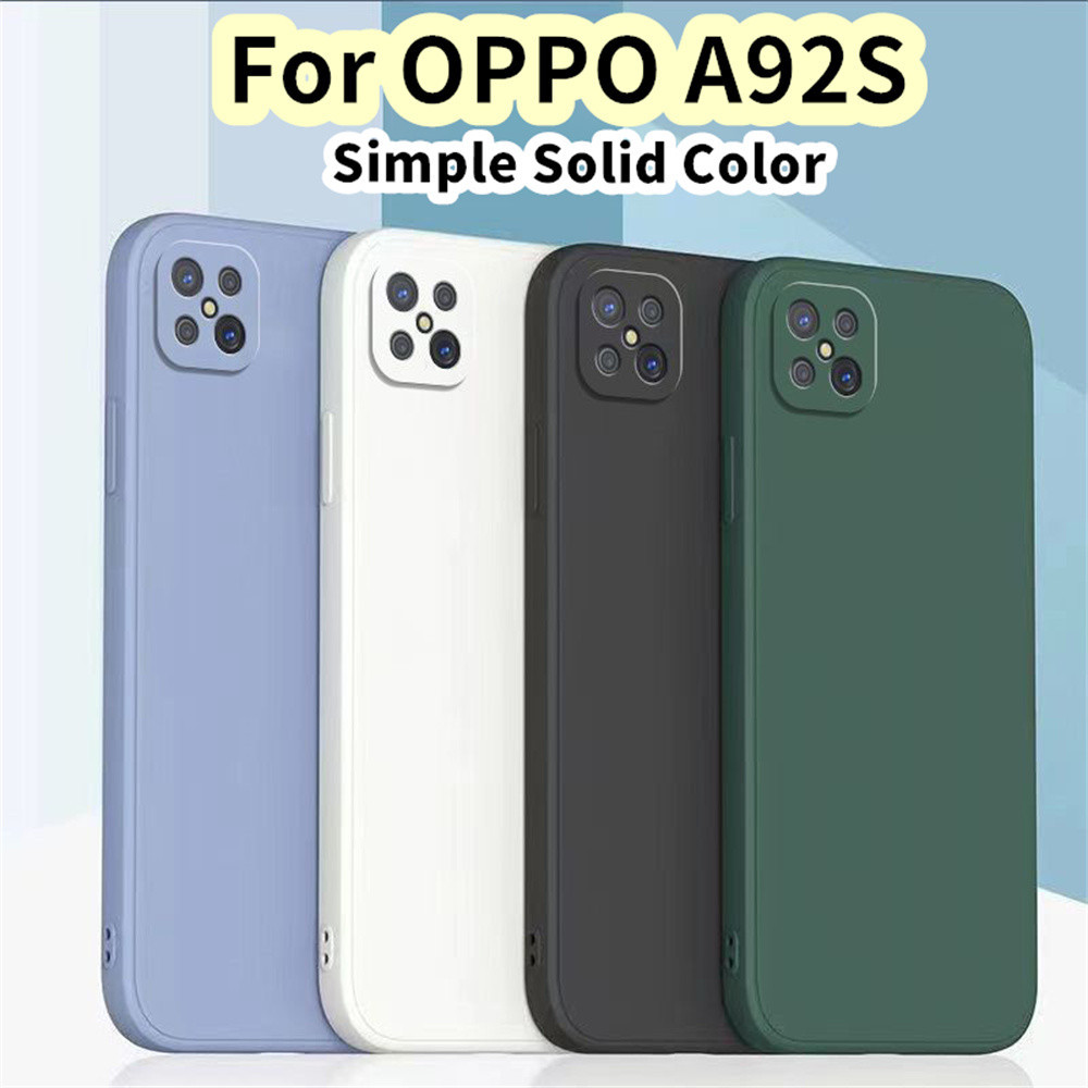 สําหรับ OPPO A92S ซิลิโคนคลุมทั้งหมดกรณีง่ายต่อการถอดแยกกรณีฝาครอบ ...
