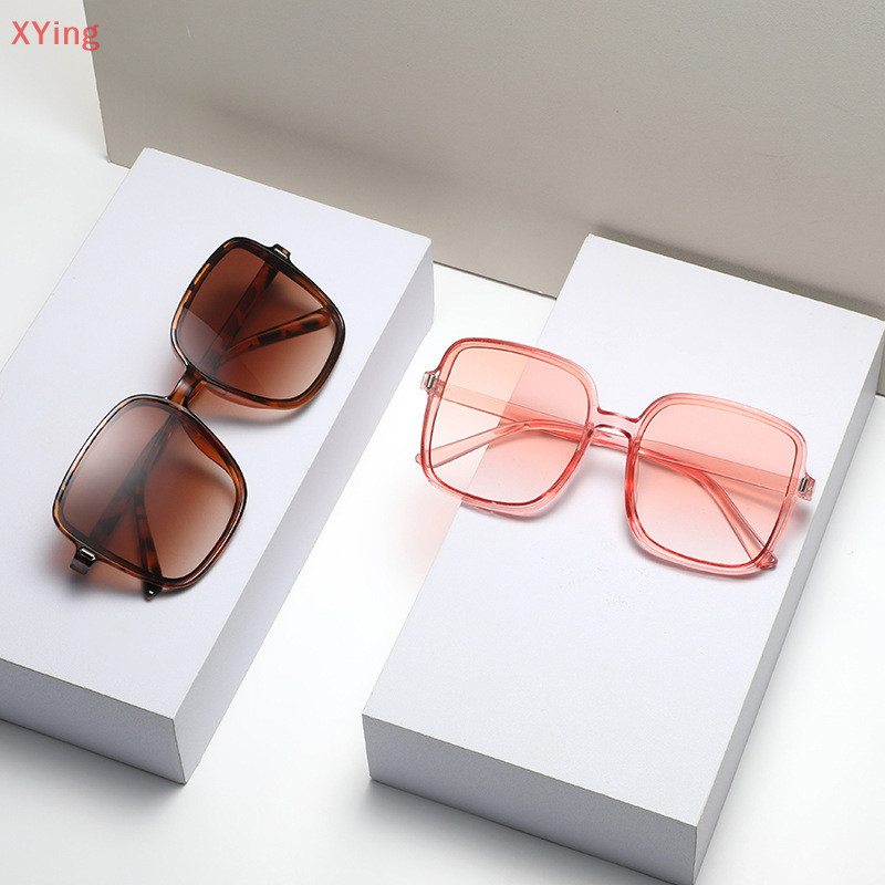 [Xy] แว่นตากันแดด UV380 ทรงสี่เหลี่ยม ไล่โทนสี เข้ากับทุกการแต่งกาย ...