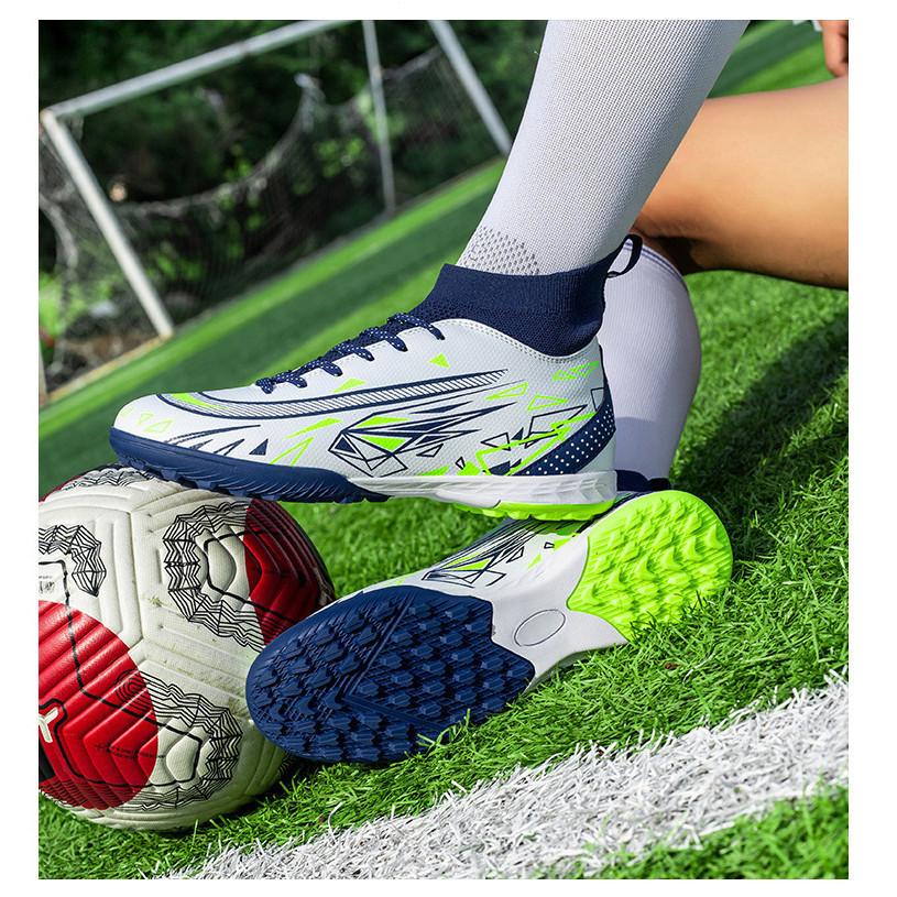 พร้อมสต็อกรองเท้าฟุตบอลคุณภาพสูงผู้ชายผู้หญิงรองเท้าฟุตบอล FG/TF ...