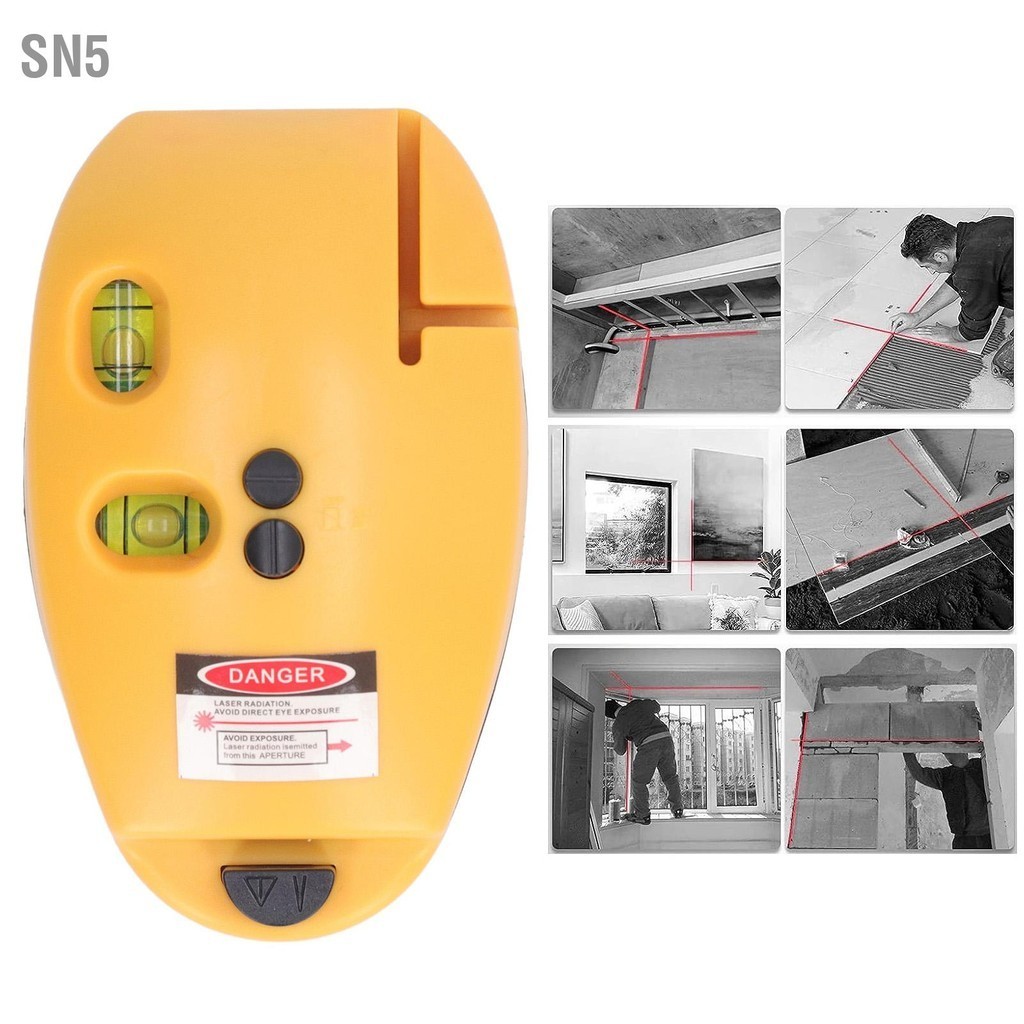 SN5 การปรับระดับเลเซอร์อินฟราเรด เส้นแนวนอน 90 องศา ระดับอินฟราเรด ประเภทเมาส์ โหมดปรับระดับด้วย ...