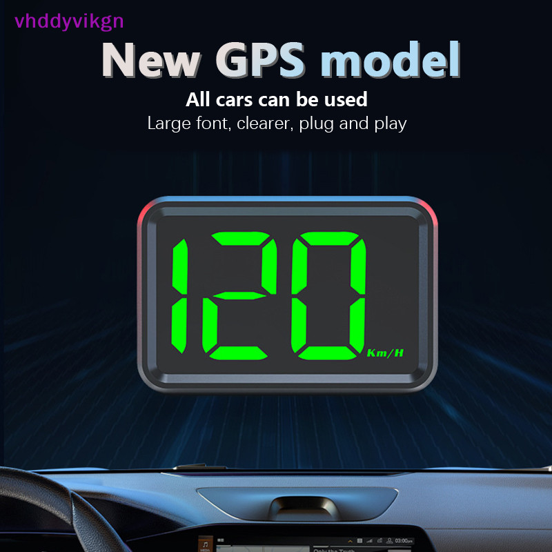 Vhdd Digital Speedometer รถ GPS HUD Head Up จอแสดงผล LED ความละเอียดสูง GPS Speed Meter ...