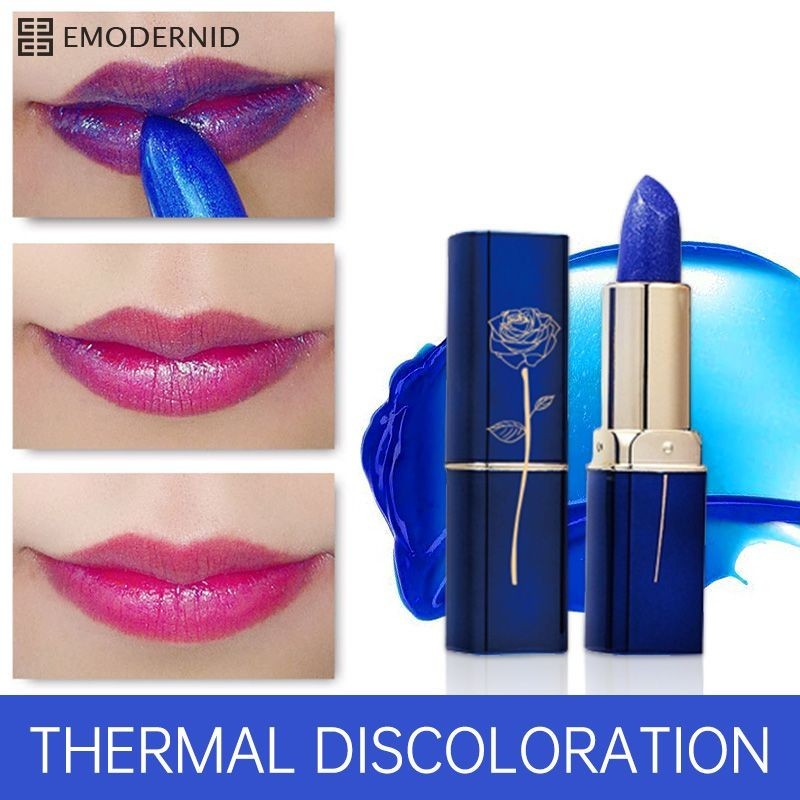 Lessxcoco Lipsticks ลิปเปลี่ยนสีตามอุณภูมิ ลิปสติกสีน้ำเงินเปลี่ยนสีตา ...