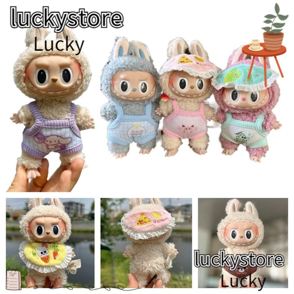 Lucky Labubu Piggy Shirt, หลายสไตล ์ Hand-made Labubu Suspender Shirt ...