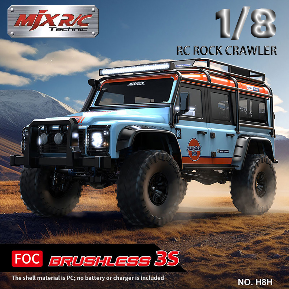 Mjx H8H 3S Brushless 4WD RTR 1/8 RC รีโมทคอนโทรลไฟฟ้ารุ่นรถ Rock ...