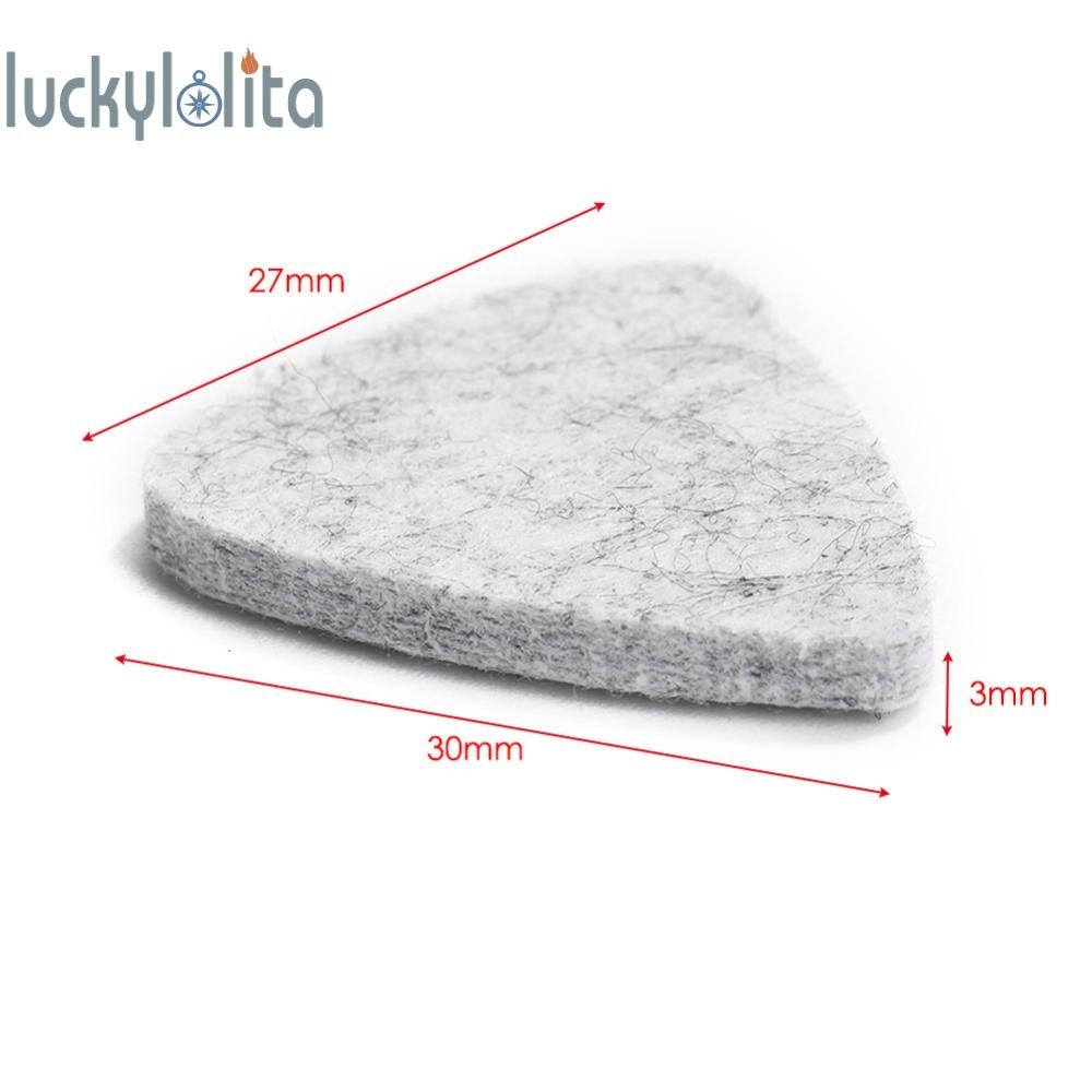 10 ชิ้น Soft Felt Pick กีตาร์ไฟฟ้า Mandolin Plectrum อุปกรณ์เสริม ...