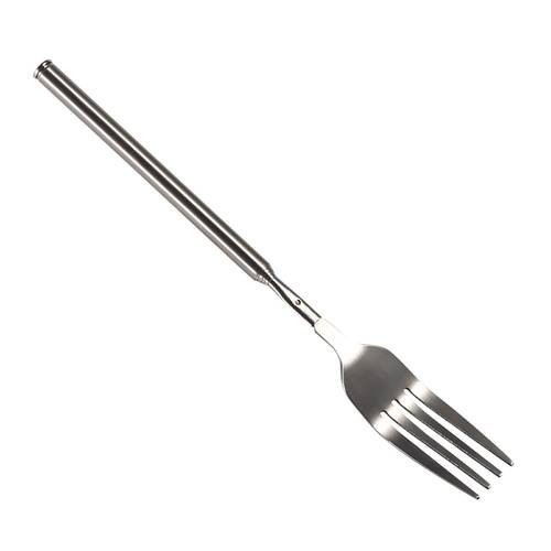 Stainless Steel Fork Telescopic Fork Long Handle Expandable Fork ...