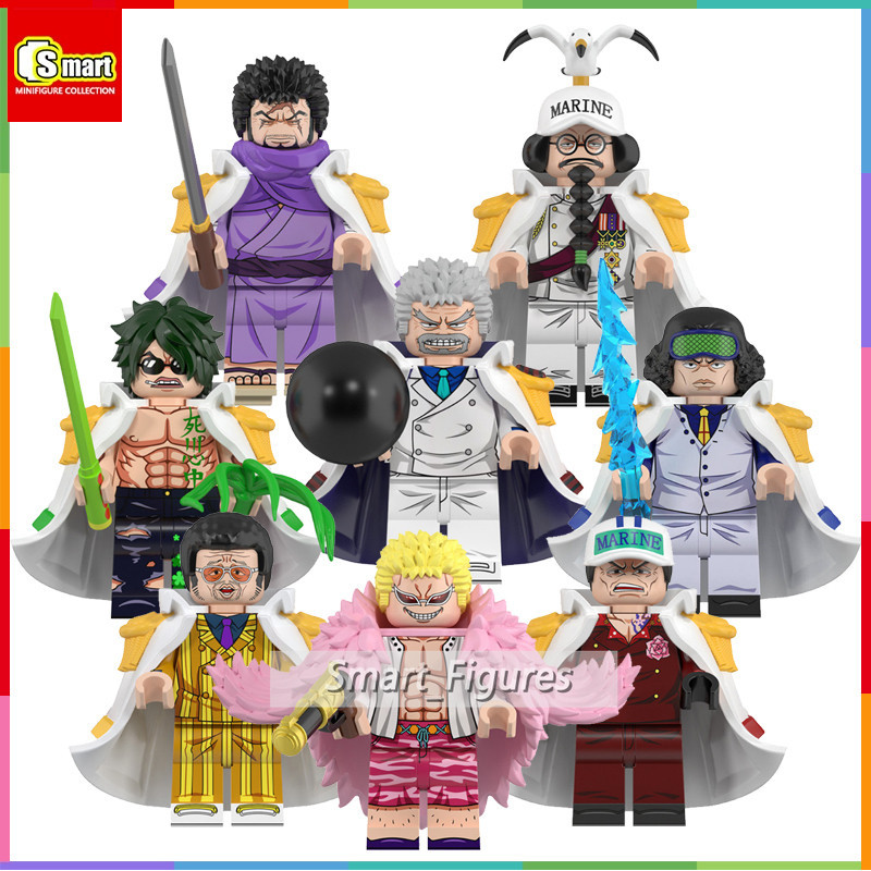 One Piece Series Minifigure Kohza Sakazuki Doflamingo Building Blocks ...