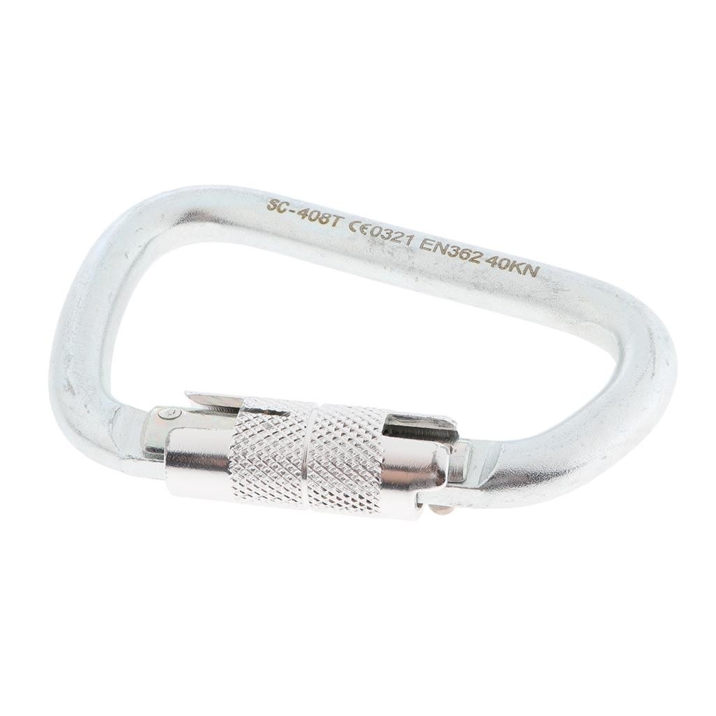 40KN D Shaped, ตะขอสแน็ปอลูมิเนียมล็อคอัตโนมัติสําหรับ | Shopee Thailand