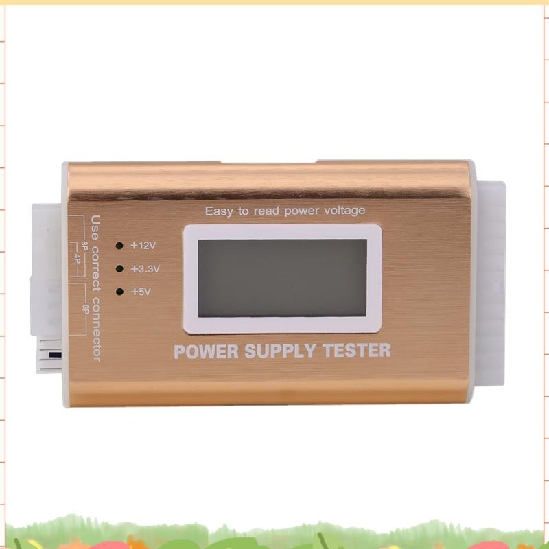 Super Digital LCD PC Power Supply Tester 20/24 Pin 4 PSU สําหรับ ATX ...
