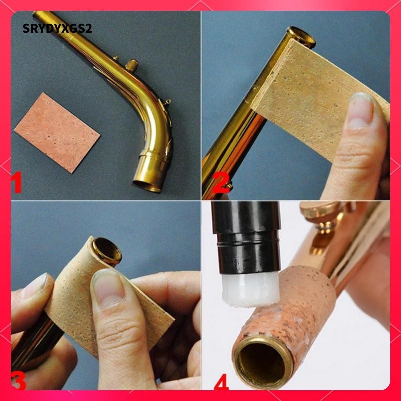 [Srydyxgs2] ธรรมชาติ 3 ชิ้น Sax Cork Sheet Tenor แซ็กโซโฟน Woodwind ...