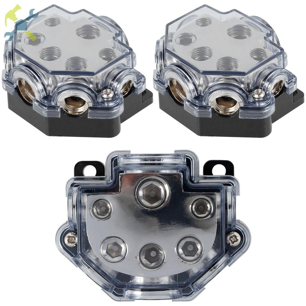 2 ชิ้น 1 ใน 5 วิธี Out Way Power Distribution Block สังกะสีอัลลอยด์ ...