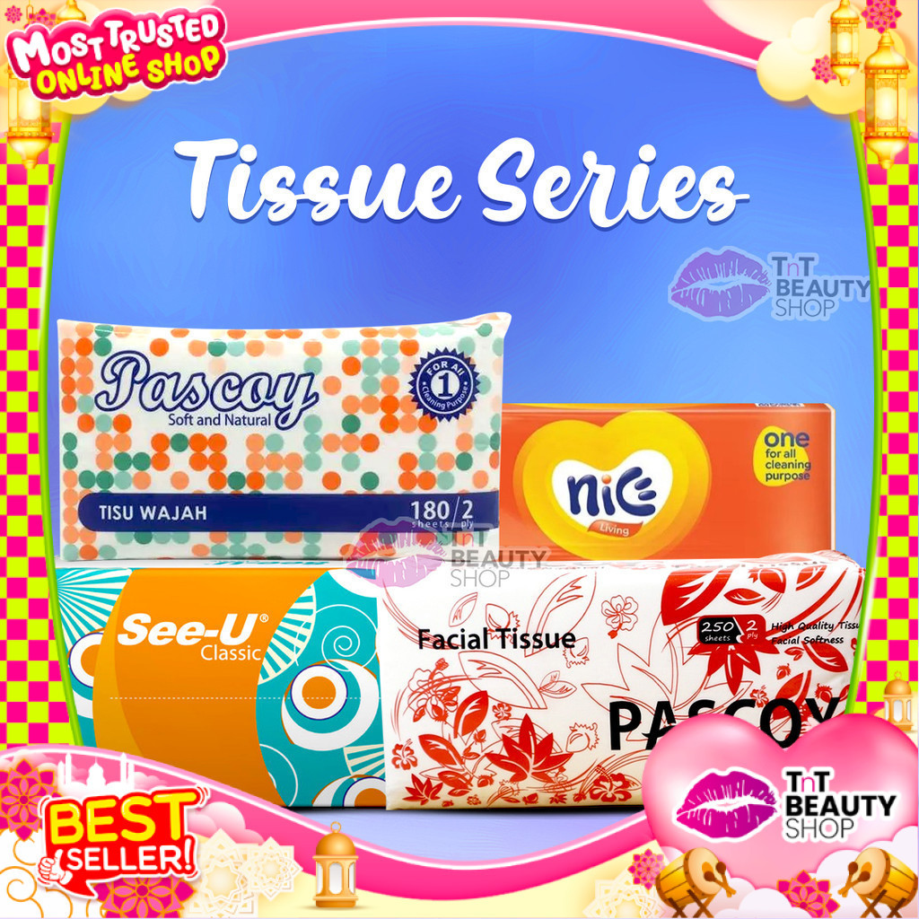 กระดาษเช็ดหน้า Series - PASCOY - SEE-U - NICE - Soft Natural Facial ...