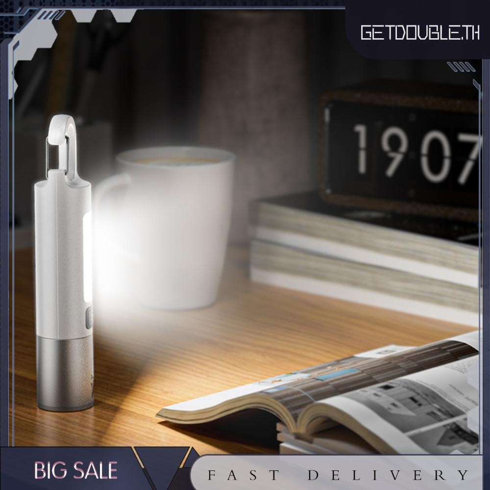 [Getdouble.th] Xpe COB ไฟฉาย USB ชาร์จไฟฉายความสว่างสูงสําหรับการตกปลาเดินป่ากลางแจ้ง | Shopee ...