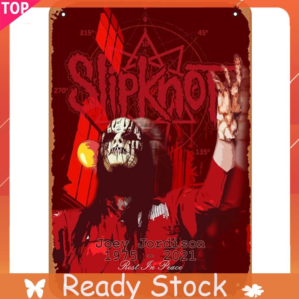 Vintage Metal Plate Slipknot Band ภาพวาดเหล็กสี่เหลี่ยม Wall Decor ...