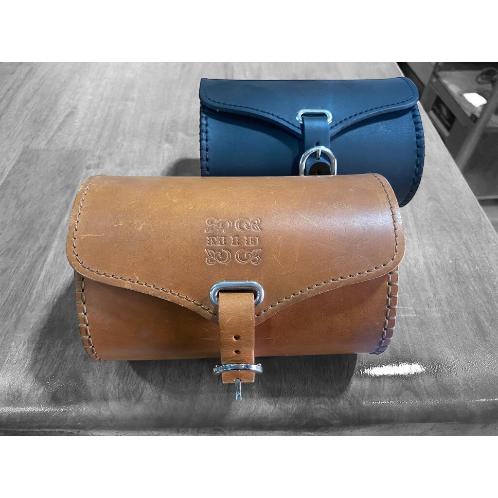 กระเป๋าใต้อานหนัง MID สำหรับจักรยานทรง Vintage | Shopee Thailand