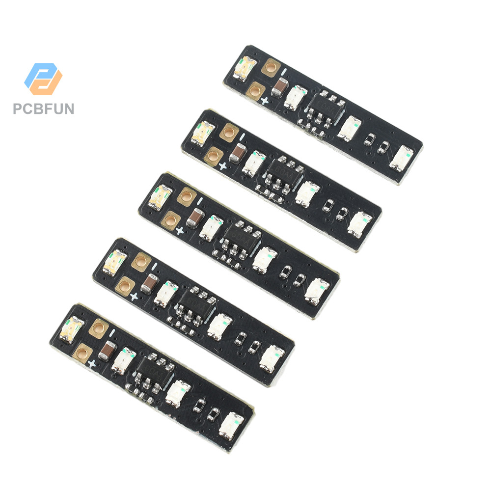 Pcbfun 1/3/5 ชุดโมดูลจอแสดงผลไฟฟ้า 1S Ternary แบตเตอรี่ลิเธียม Power Meter Iinkator ไฟ LED DC 3. ...