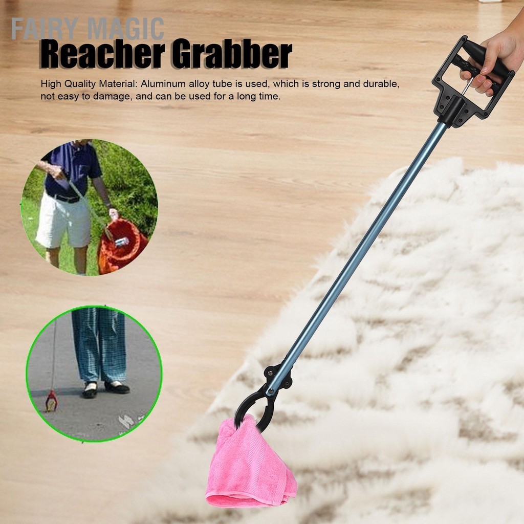 Fairy Magic แบบพกพา Reacher Grabber Garden เครื่องมือทนทานขยะถังขยะ Picker สำหรับผู้สูงอายุ ...