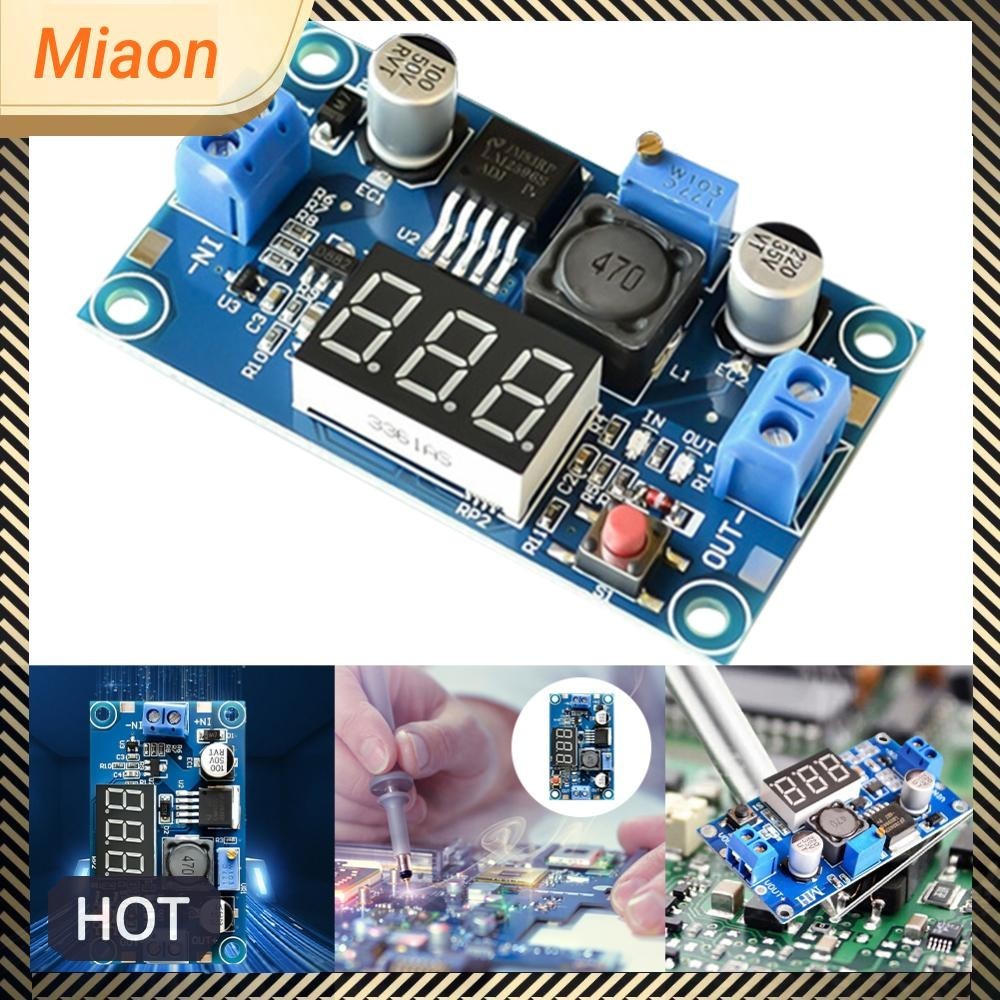 โมดูลควบคุมแรงดันไฟฟ้า LM2596 DC-DC 4.5-40V เป็น 1.25-37V 3A พร้อมโวลต์มิเตอร์ LED | Shopee Thailand
