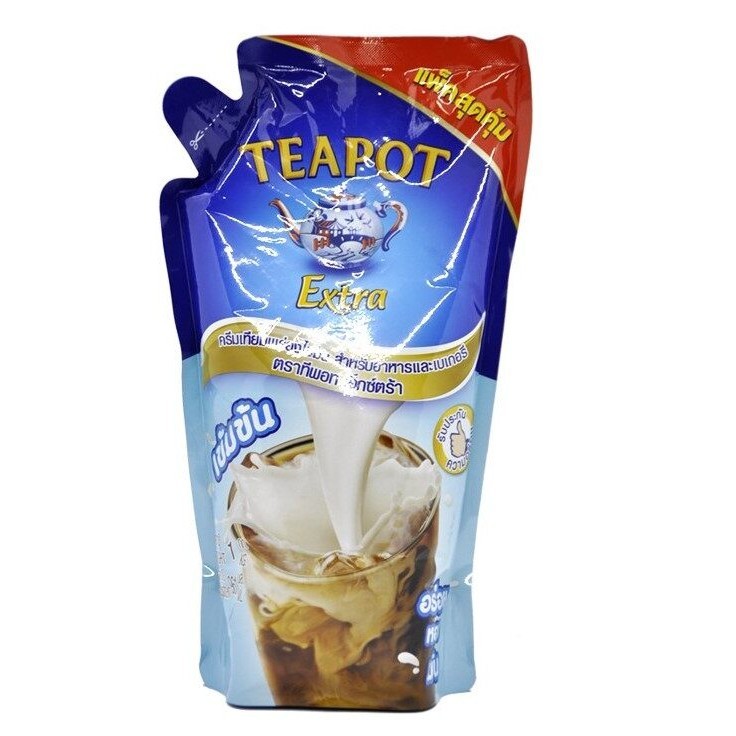 ทีพอทเอ็กซ์ตร้า ครีมเทียมพร่องไขมัน ถุง 1 Kg (TEAPOT EXTRA) | Shopee Thailand