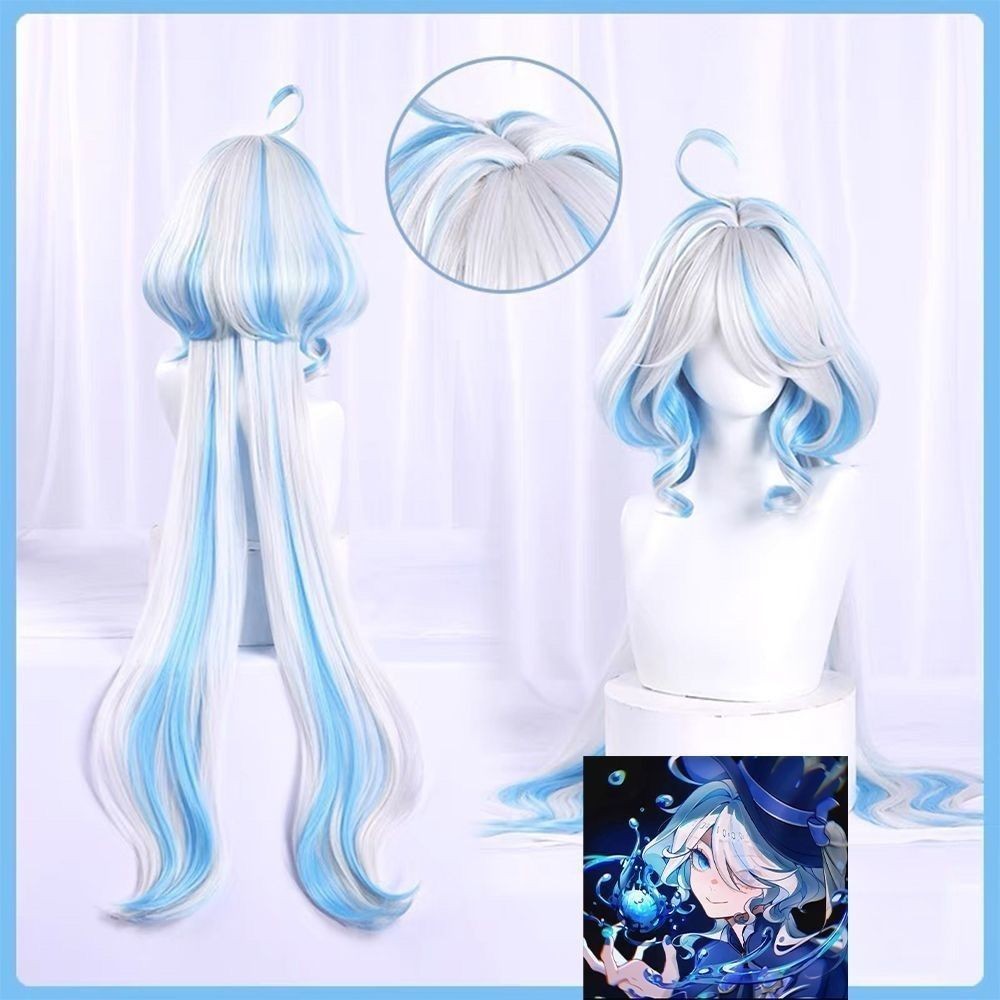 furina wig focalor wig fontaine wig Anime Genshin Wig No Trim Required ...