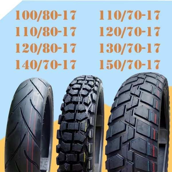 ยางนอกมอเตอร์ไซค์ขอบ17 100/110/120/130/140/150/70/80-17 ยางรถจักรยานยนต์แบบไม่มียางใน 17 นิ้ว ...