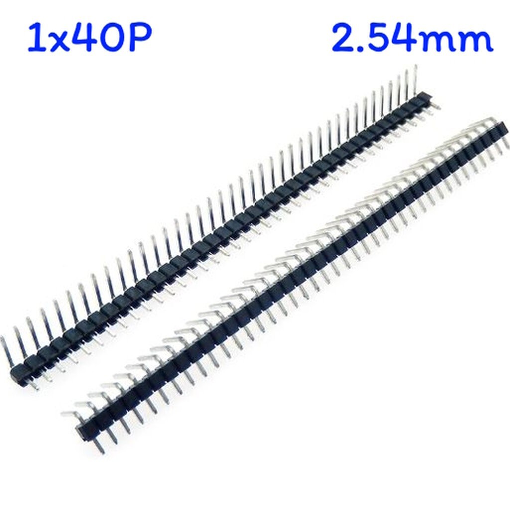 1x40 pin 2.54mm 90 degree Single Row Male (ฉาก) | Shopee Thailand