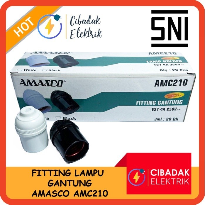 ฟิตติ้งแบบแขวน Amasco / ที่วางโคมไฟ / อุปกรณ์ติดตั้งโคมไฟแบบแขวน / ประเภท AMC210 | Shopee Thailand