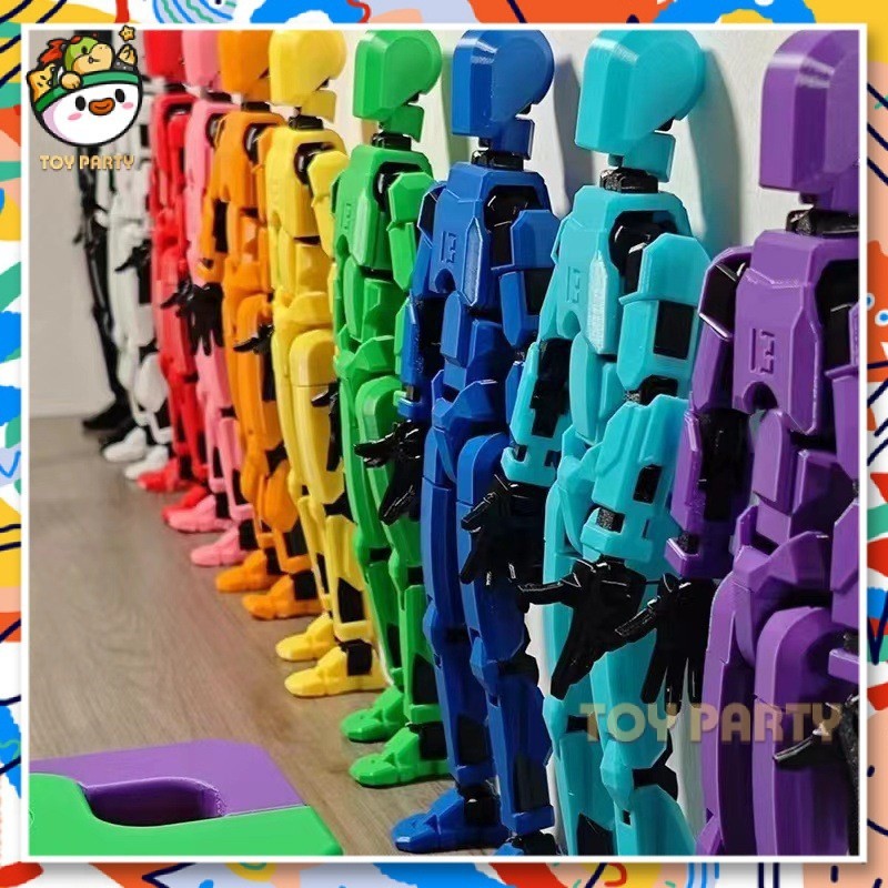 【⭐24ชม.⭐Lucky 13Dummy Action Figure ประกอบของเล่น Diy Articulado Action ...