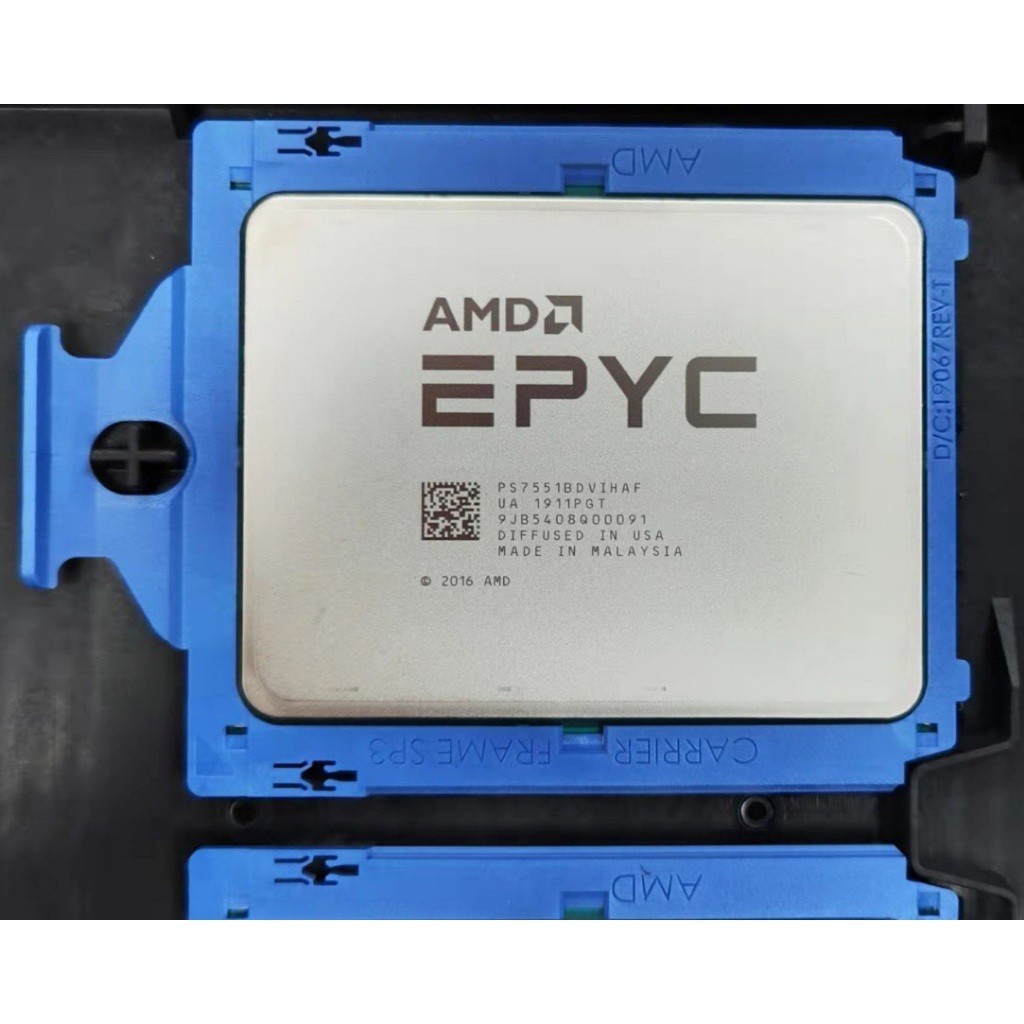 Amd EPYC 7551 CPU 32 Core 2.0 GHz เซิร ์ ฟเวอร ์ โปรเซสเซอร ์ 180W 64MB ...
