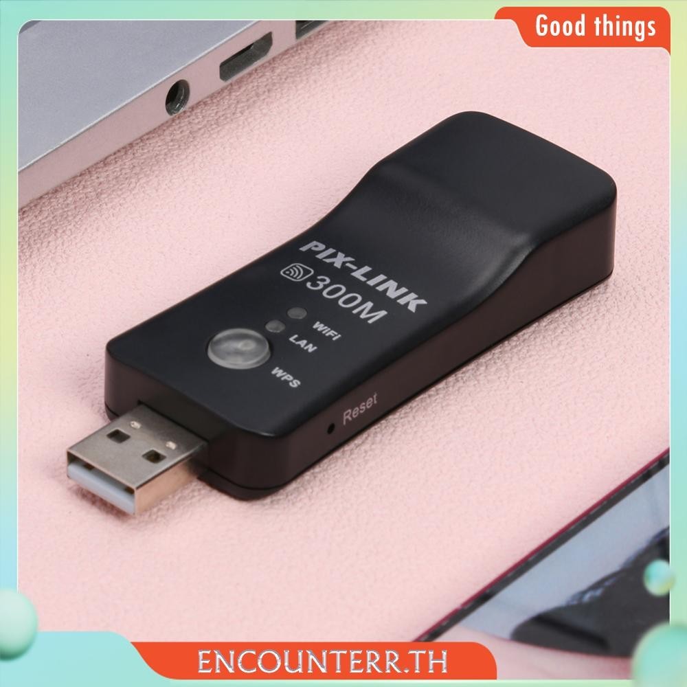 [encounterr.th ] Usb TV WiFi Dongle Adapter 300Mbps Universal Wireless ...
