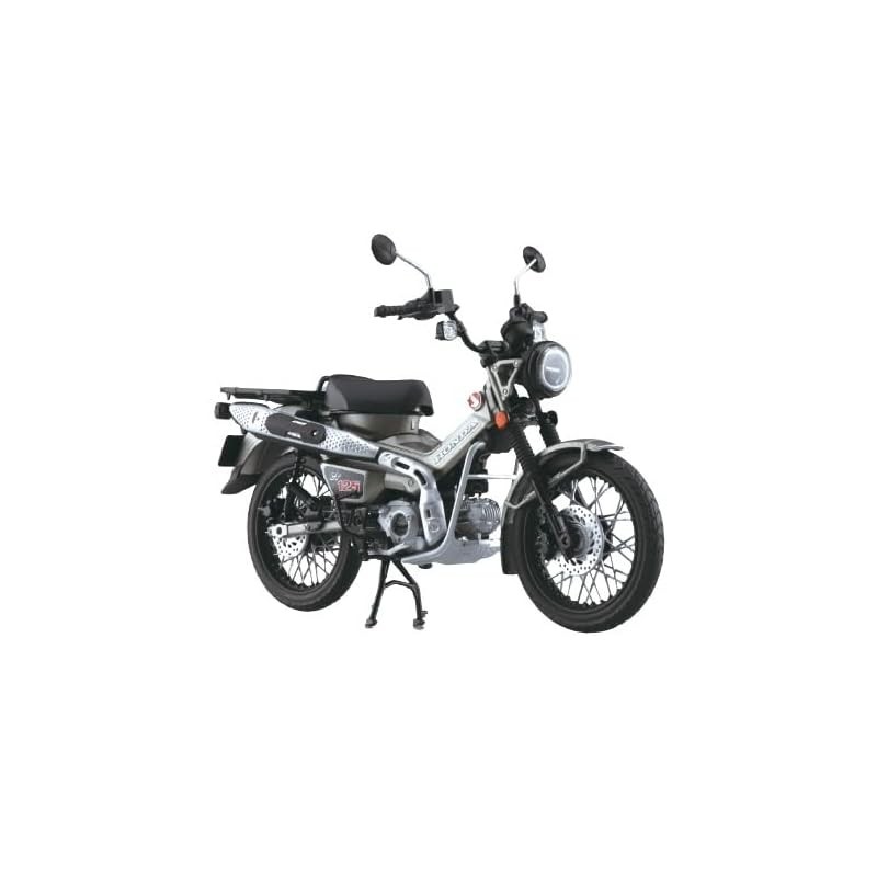 Skynet 1/12 Finished Bike Honda CT125 Matte Armored Silver Metallic ...