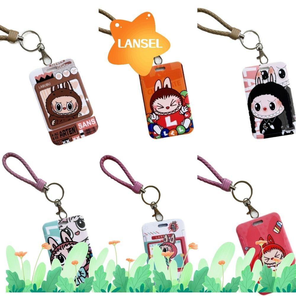 Lansel Labubu ชุดการ์ด ภาพการ์ตูนสําหรับ Bubble Mart PC พวงกุญแจจี้ มา ...