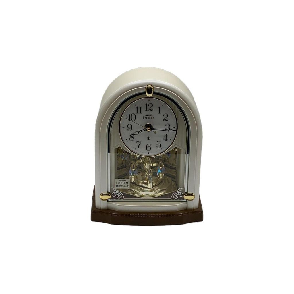 Seiko(G) Seiko Watch Emblem Table Clock วิทยุควบคุม Hw593W ส่งตรงจาก ...