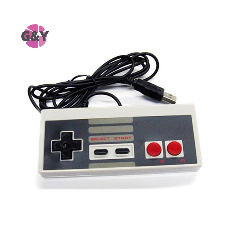 G&y 1/2pcs NES แบบมีสาย USB Controller Gamepads PC/USB/NES คอมพิวเตอร์ ...