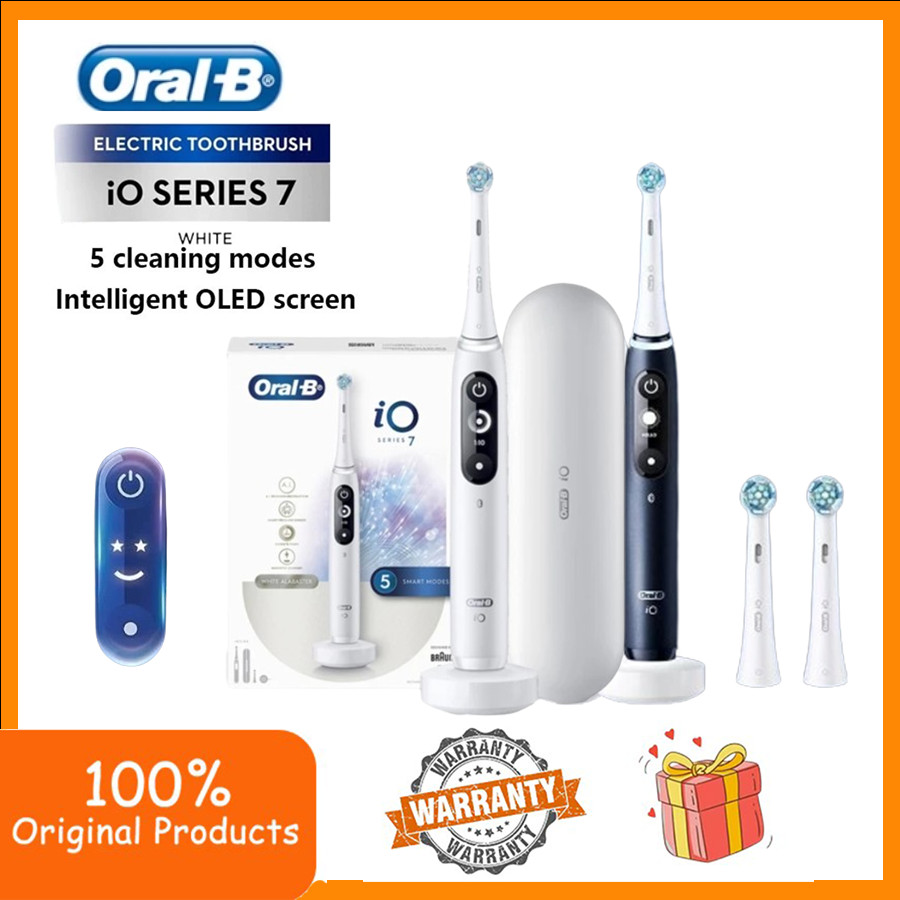 Oral-B iO7 แปรงสีฟันไฟฟ้าอัจฉริยะ ชุดทําความสะอาดโซนิคภาพอัจฉริยะ ...