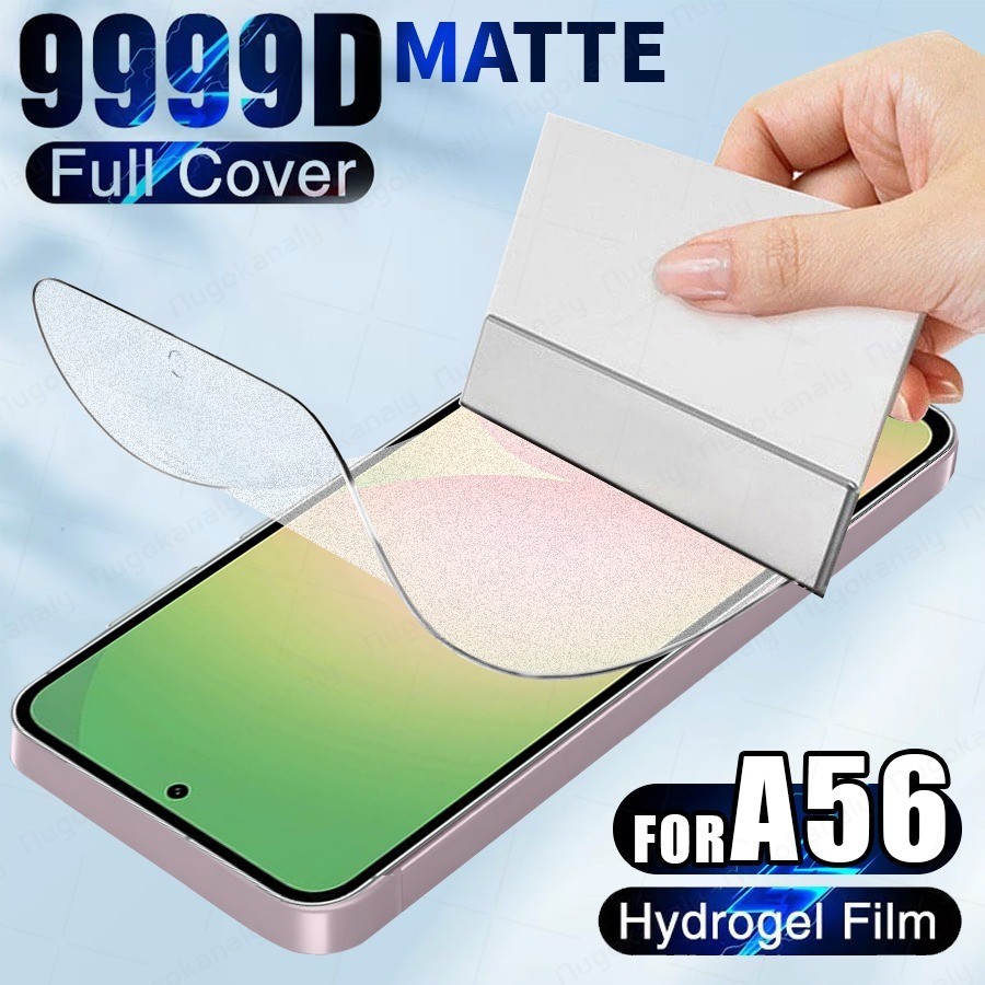 เคลือบด้าน ไฮโดรเจล ป้องกันหน้าจอ สาหรับ Samsung Galaxy A56 A36 A26 A16 A06S A06 A55 A35 A25 A15 ...