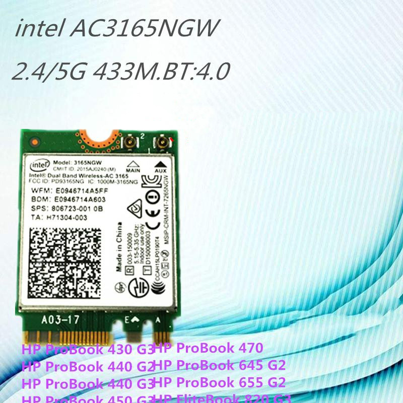 1 ชิ้น Intel AC3165NGW Realtek RTL8821AE Dual Band M.2 การ์ดเครือข่าย ...