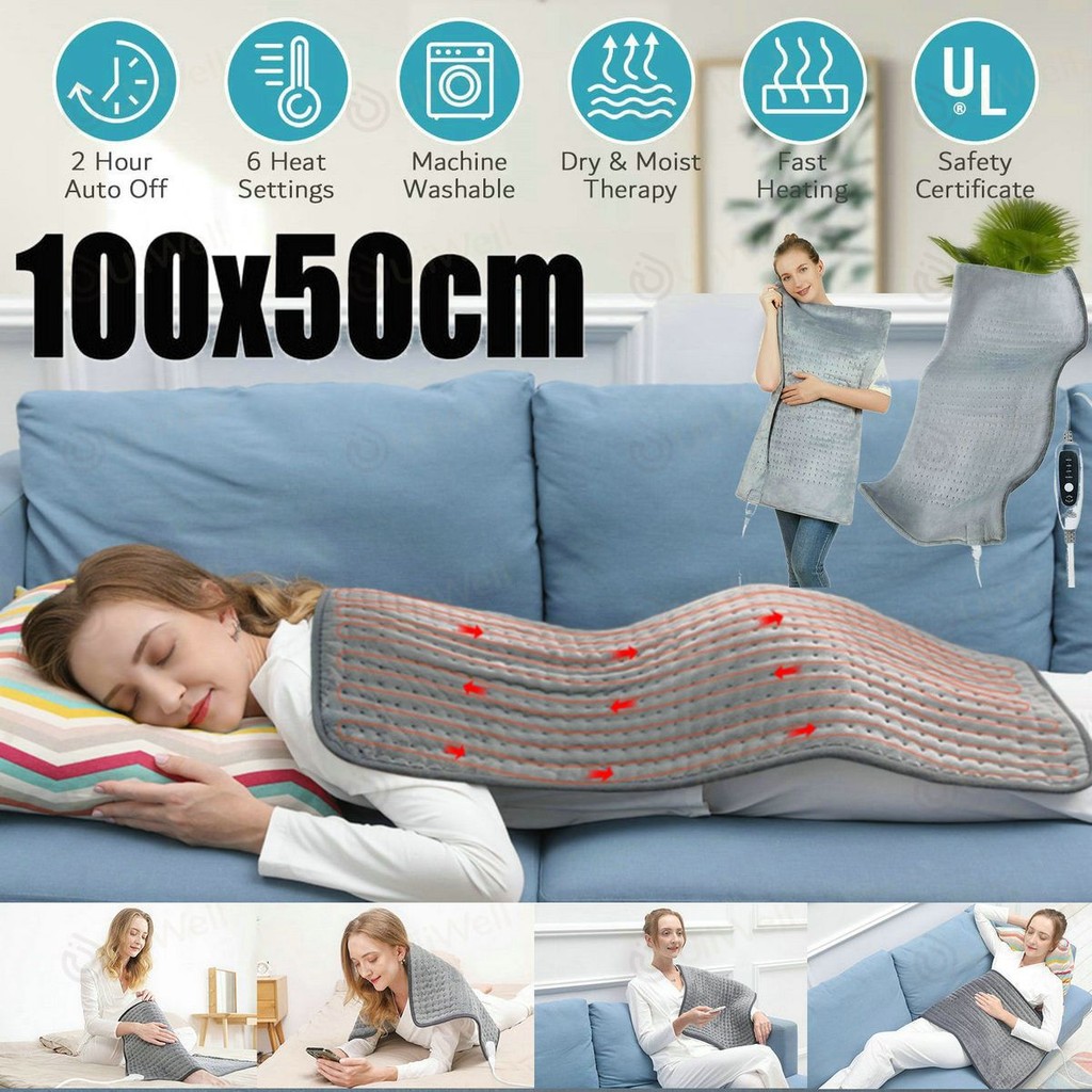 ถุงร้อนประคบ ถุงร้อนไฟฟ้า Exeter ThermoPad Heating Pad แผ่นทำความร้อน ...