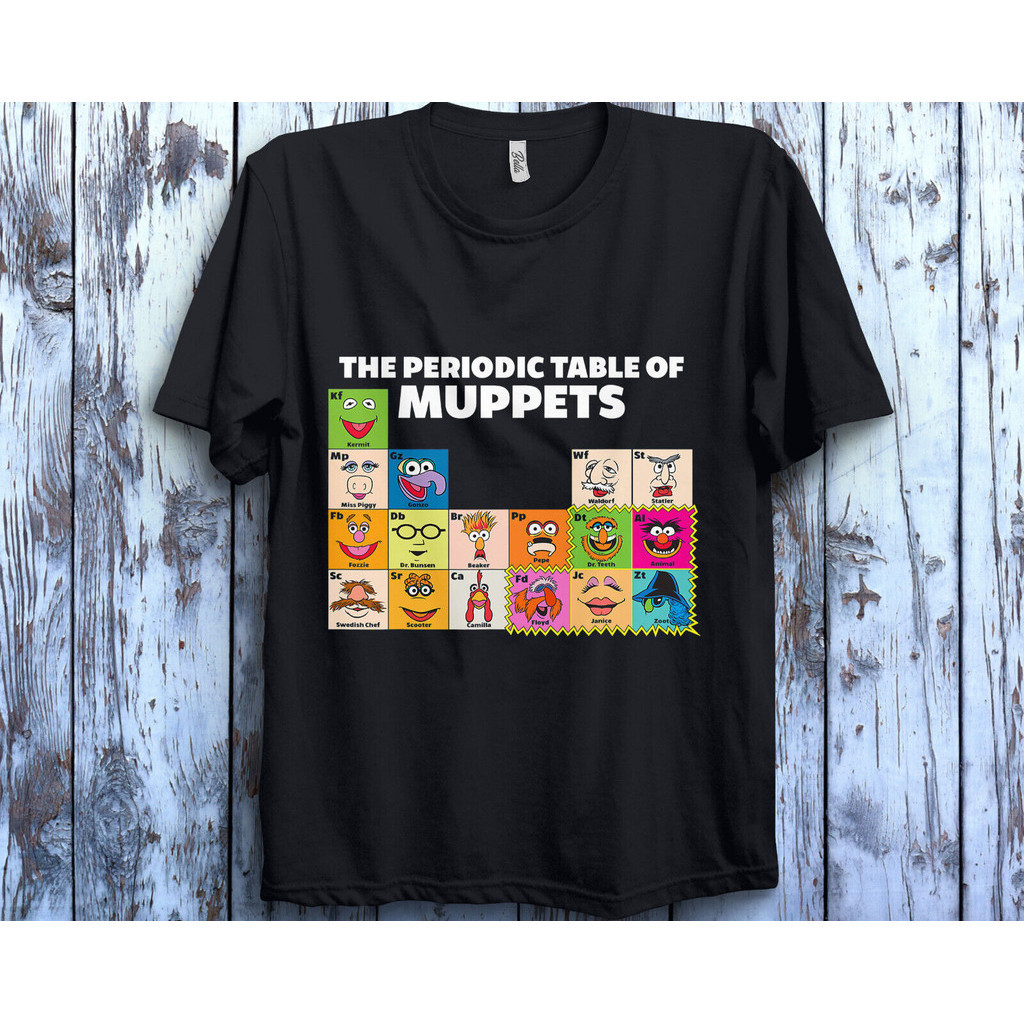 The Muppets Periodic Table Of The Muppets เสื้อยืด Unisex | Shopee Thailand
